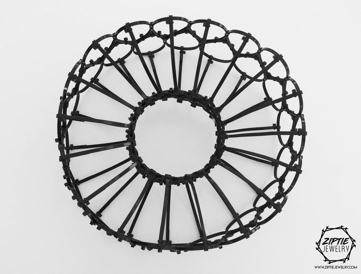 Futuristic Elizabethan Style Collar Necklace by Ziptie Jewelry ...